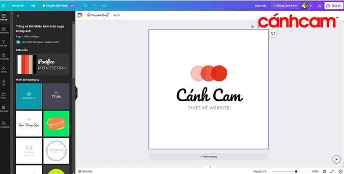 Top các web thiết kế logo miễn phí