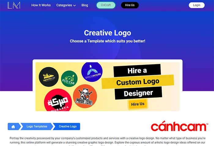 Top các web thiết kế logo miễn phí